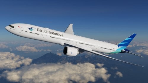 Garuda Indonesia Boeing 777-300ER livery PK-GIC for Stratosphere ...