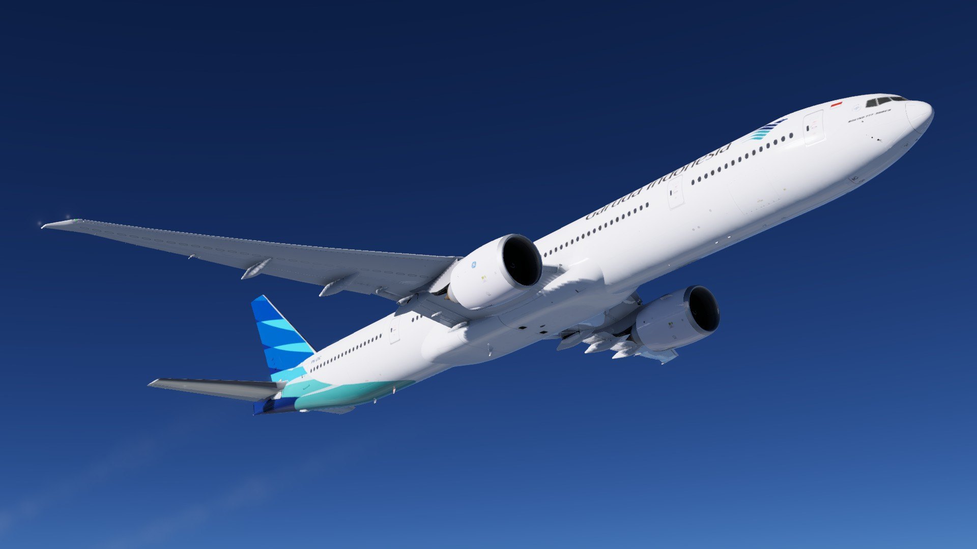 Garuda Indonesia Boeing 777-300ER livery PK-GIC for Stratosphere ...