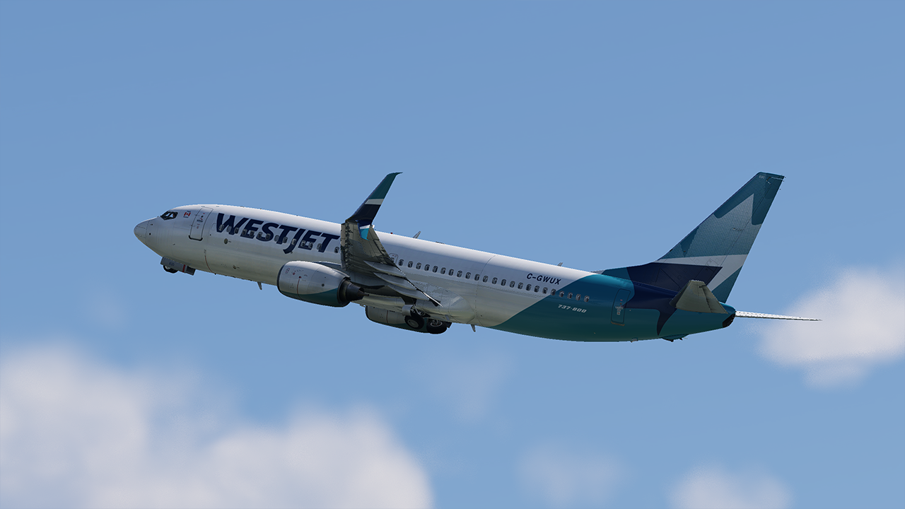 WestJet (2018 Livery) FLEET for Zibomod 737-800 (4K) - Zibo 737 - X ...