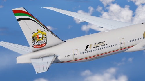 Etihad Airways Retro Livery Pack B777-300ER - 8K - FF 777 Ultimate - X ...