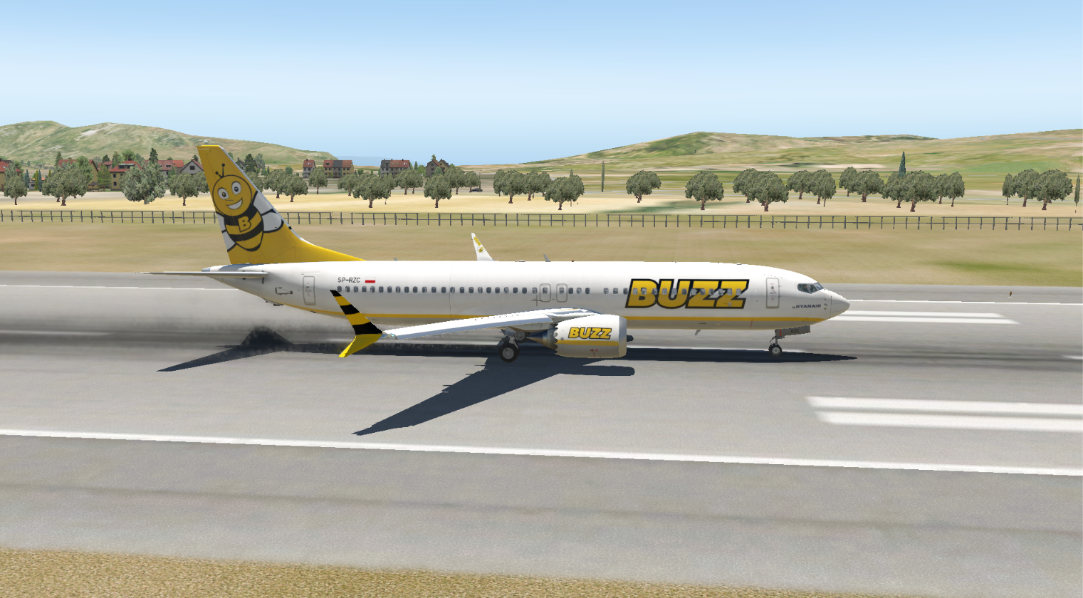 BUZZ (Ryanair) for B737 MAX 8 - Real Ops Textures / Liveries - X-Plane ...