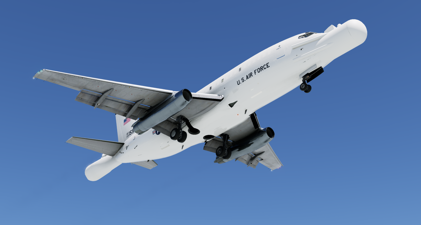 FlyJSim 737-200 V4 - USAF NT-43A Mod - Misc 3D Objects - X-Plane.Org Forum