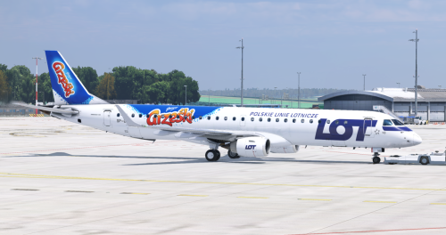 LOT Polish airlines SP-LNB (Grześki livery) v1 - E-Jets Family by X ...