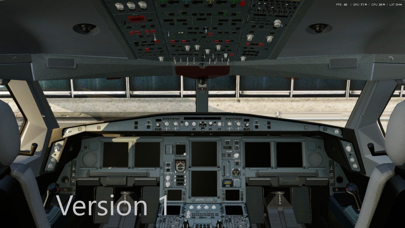 Better A340 Cockpit Textures Optimized for XP12 - A340 Mods - X-Plane ...