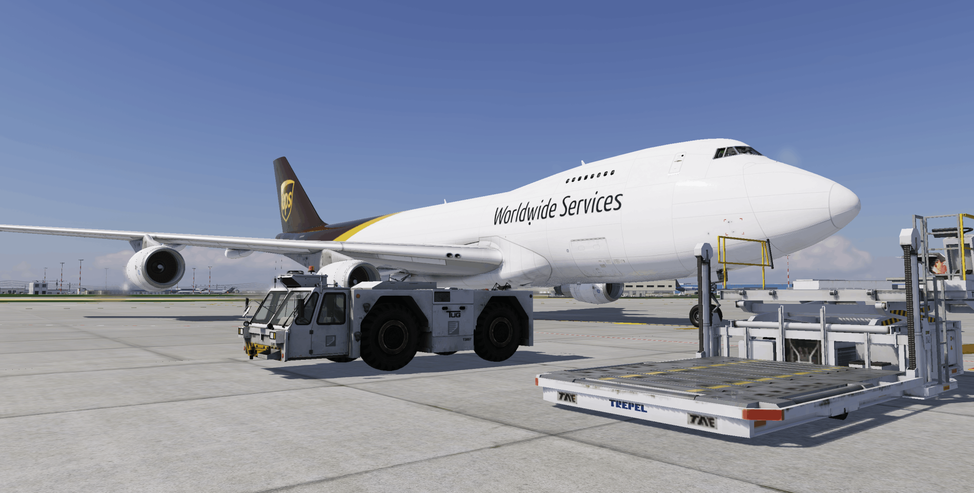 UPS New livery for felis 747-200F (Fictional) (scuffed) - Felis Planes ...
