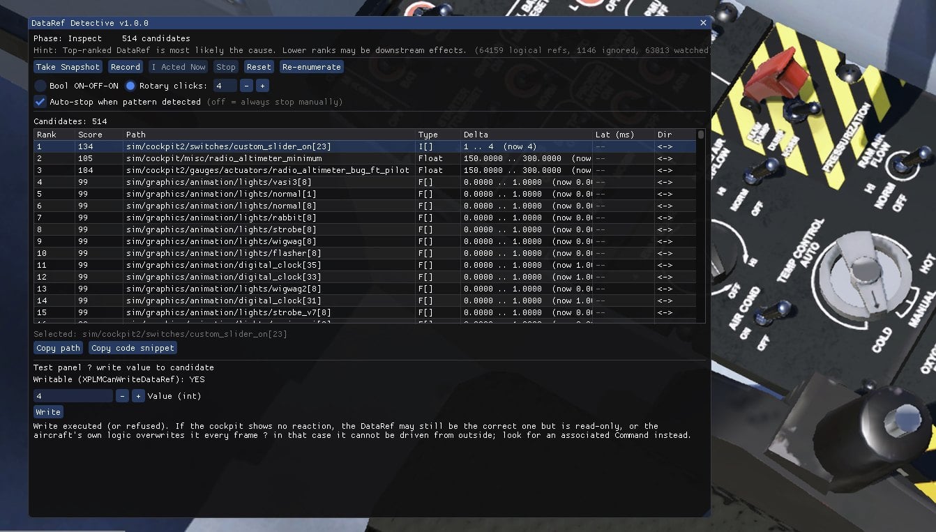 DataRef Sherlock (DataRef Detectiv) for X-Plane 12 (Win + Mac + Linux ...