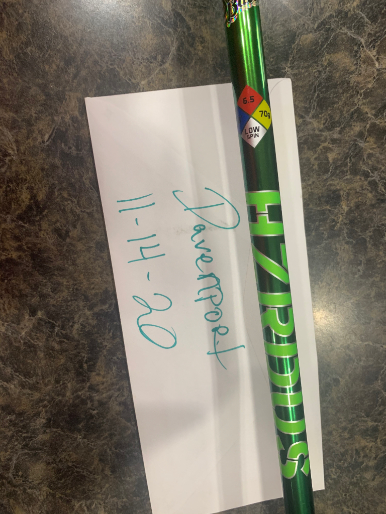 Project X HZRDUS Smoke Green Hulk Small Batch PVD 6.5 70g, TM tip ...