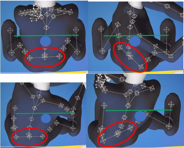 Why is it called "clearing the hips"? The hips take up more space when ...