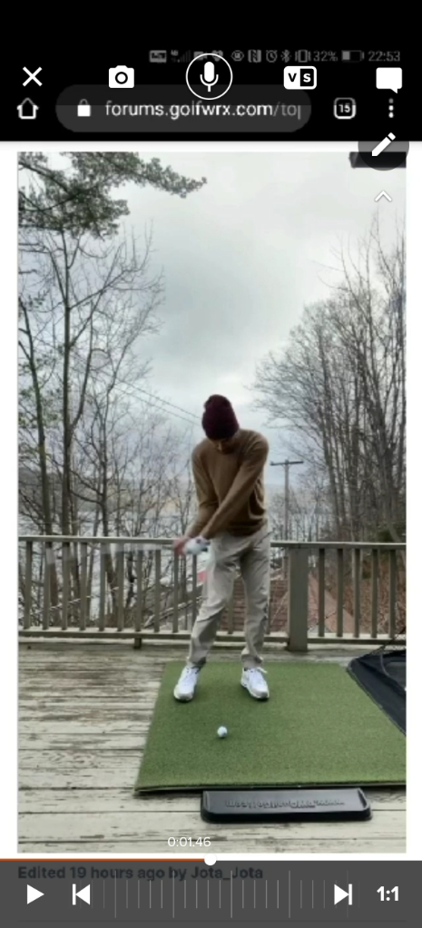 Any idea why I’m hanging back after impact? - Swing Videos and Comments ...
