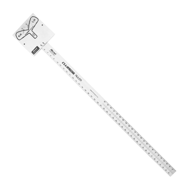 DIY Golf Club Ruler - USGA standard - The simplest method on a letter ...