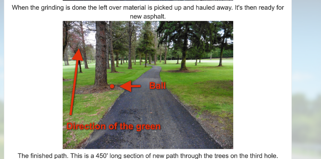 Tree/ball/cart path conundrum. Relief or no? - Rules of Golf and ...