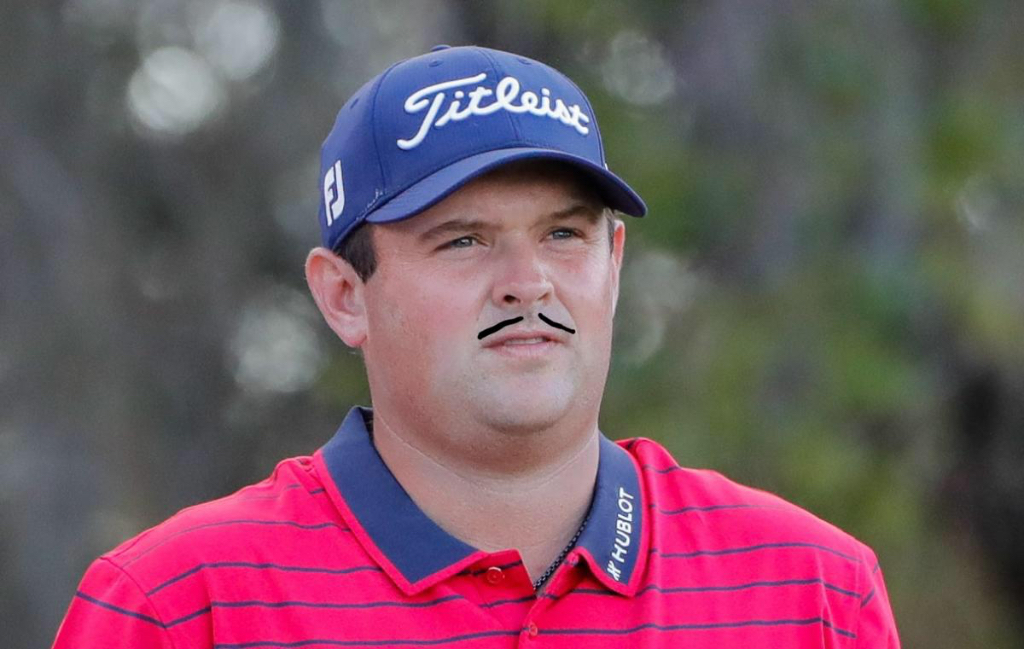 Patrick Reed with a villain mustache - The 19th Hole - GolfWRX