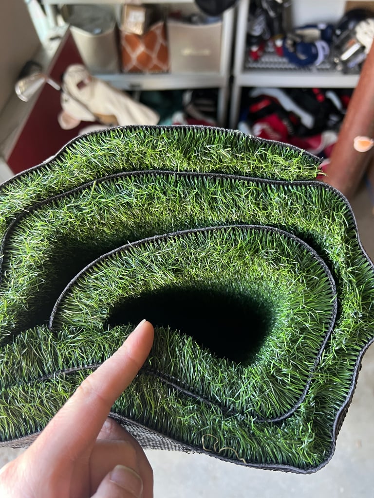 USA Turf Pros Matzilla Wood Tee Mat - Simulators - GolfWRX