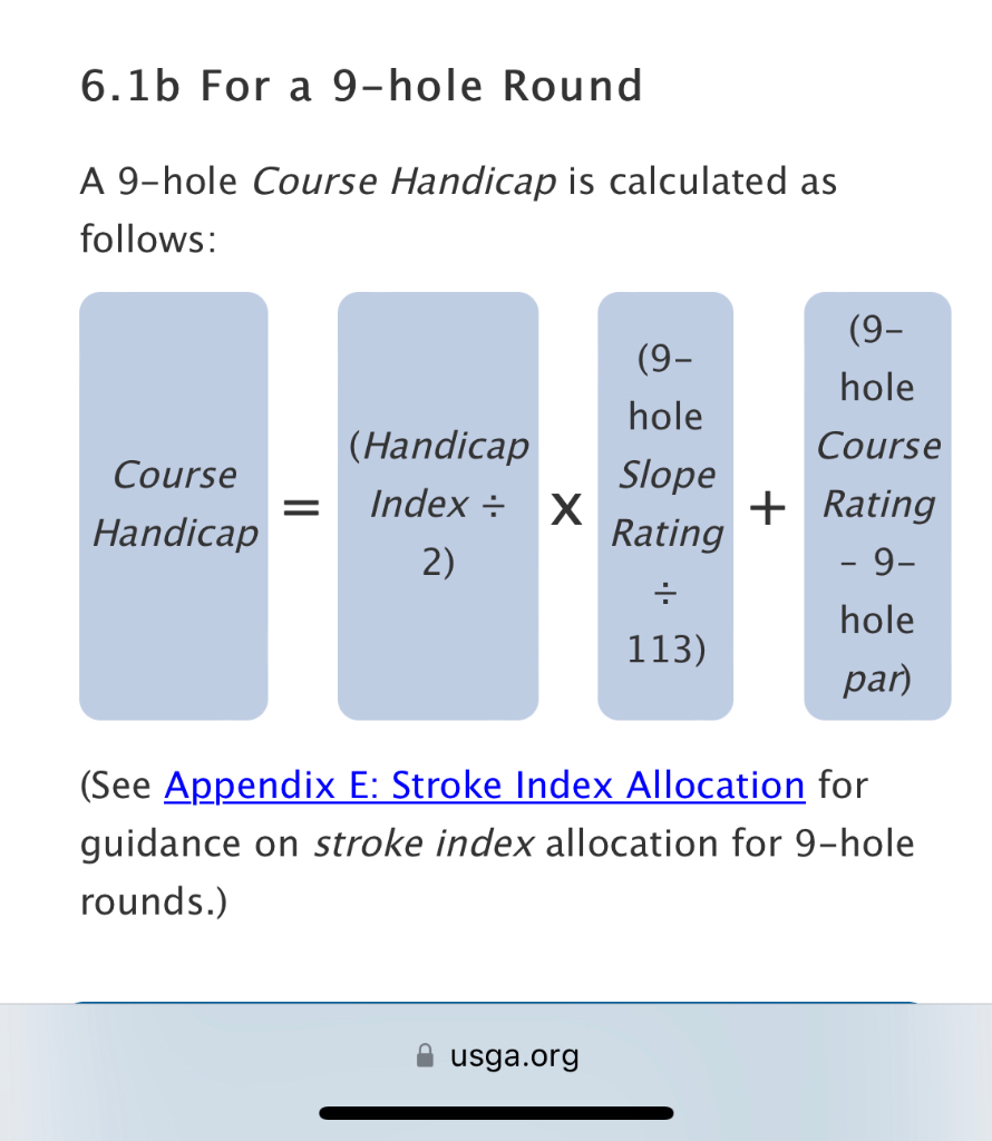Handicap gamesmenship - Rules of Golf and Etiquette - GolfWRX