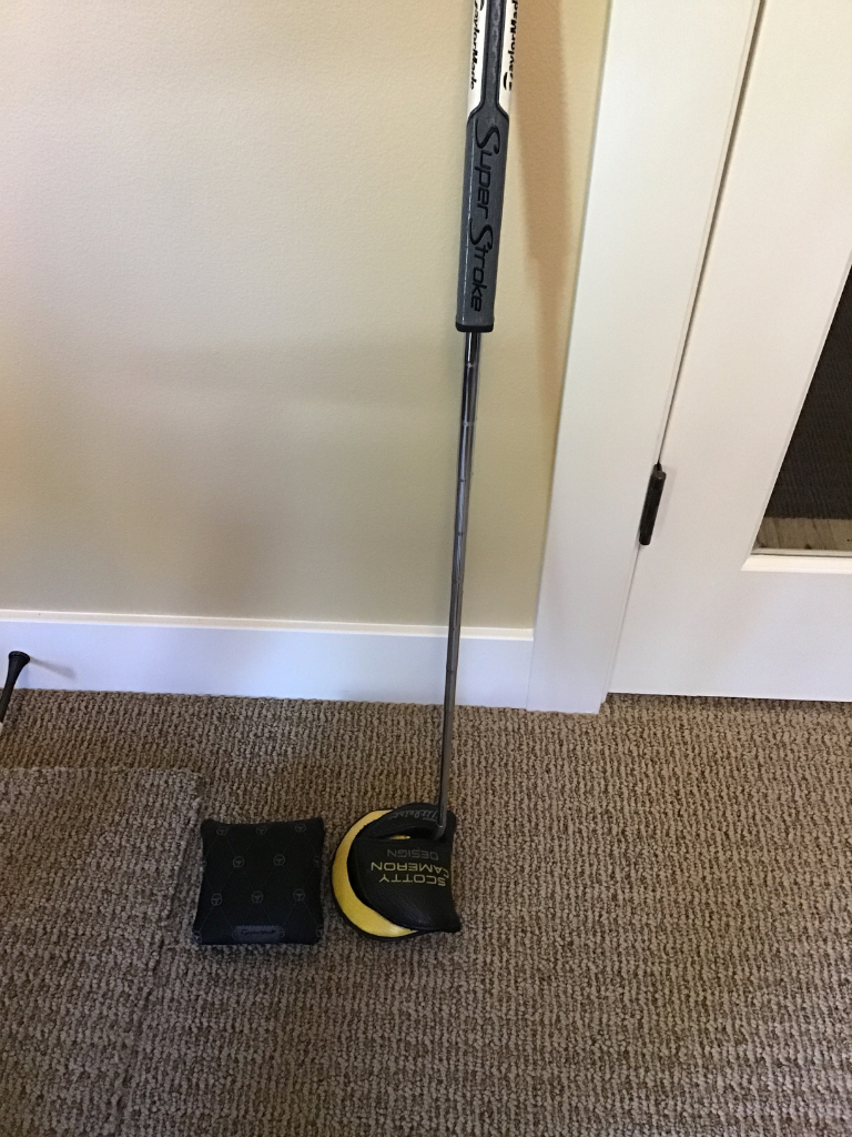 Scottie Scheffler testing TaylorMade Spider "TourX SS Proto" mallet ...