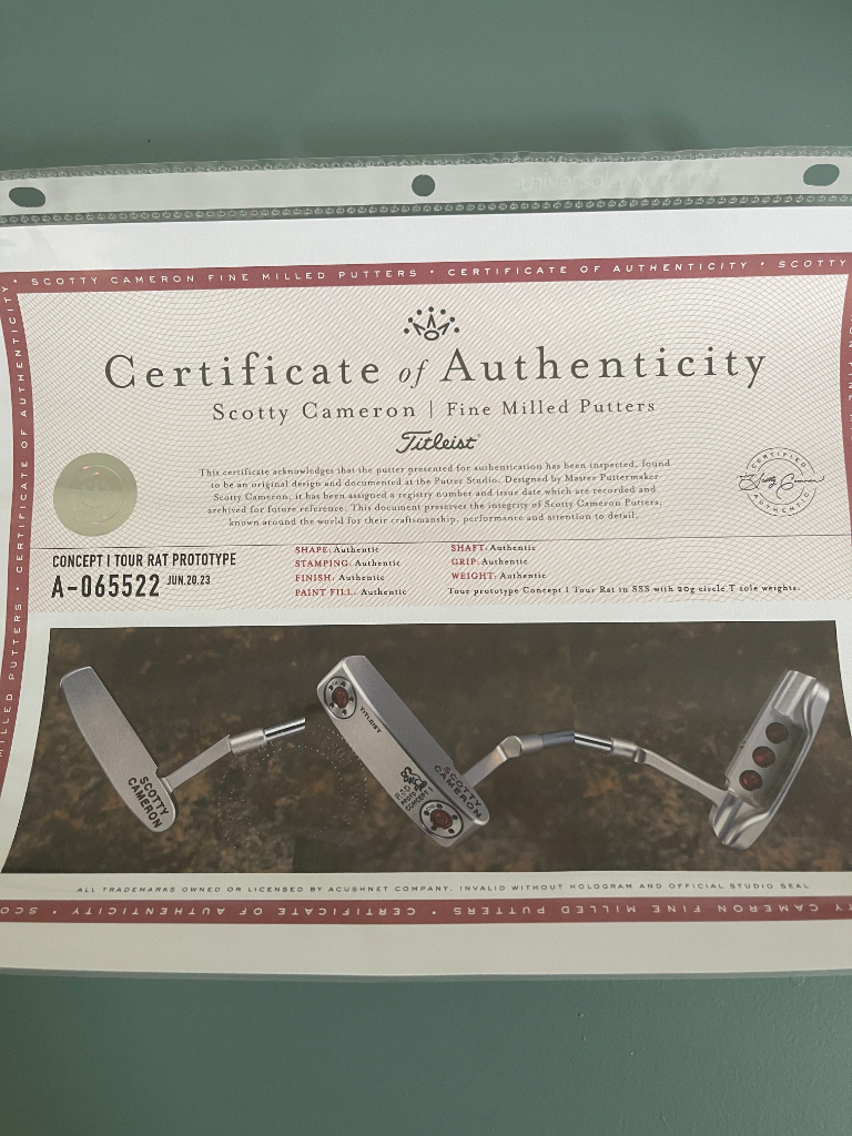 Scotty Cameron R&D Tour Rat Proto - For Sale Archive-For Feedback ...