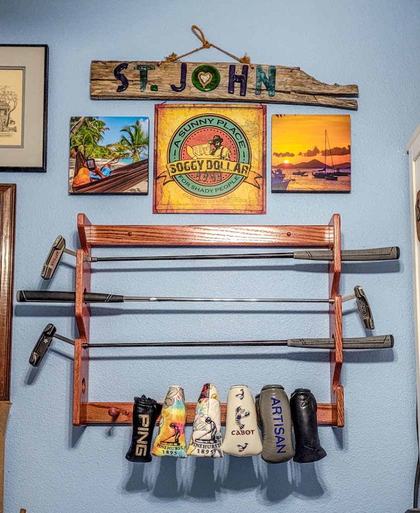 Putter Display Rack - Golf Style and Accessories - GolfWRX