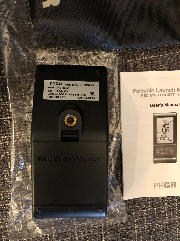 PRGR Portable Launch Monitor - SOLD - For Sale Archive-For Feedback ...