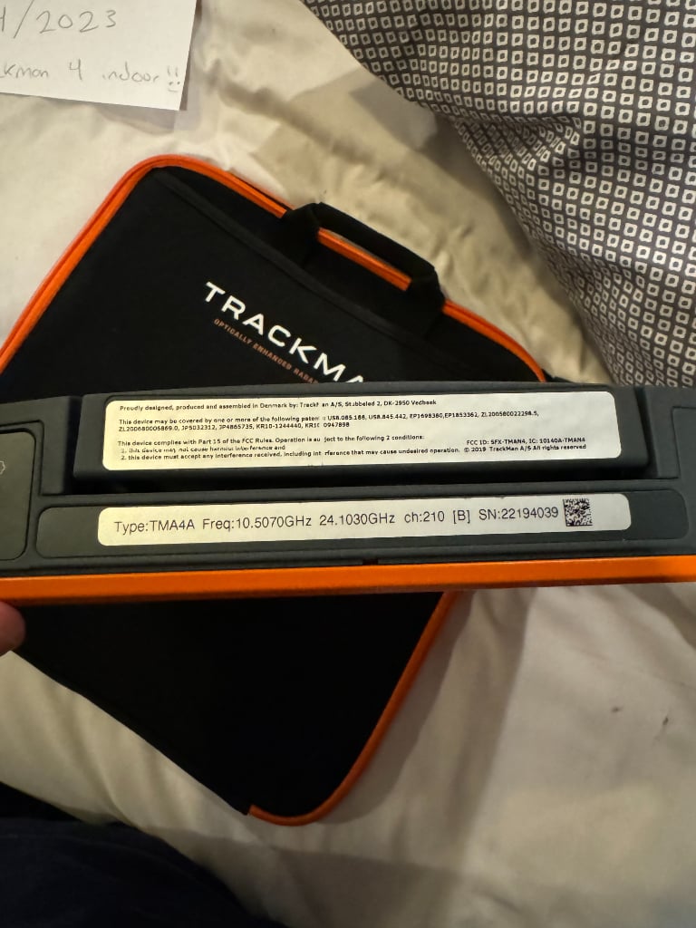 Trackman 4 indoor for sale - 18 months old - $16,000 - For Sale Archive ...