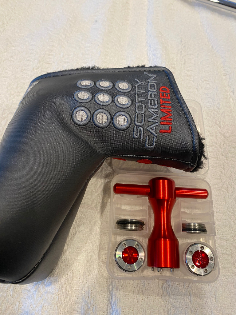 Christmas goodies: Scotty Cameron Monoblok Circle T weights (SOLD ...