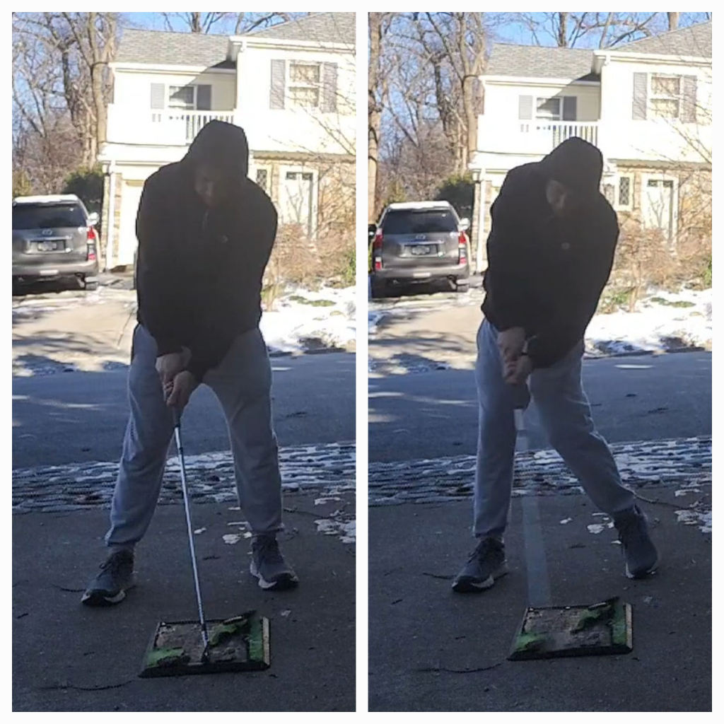 Lead hip over or inside knee and ankle at impact? - Instruction ...