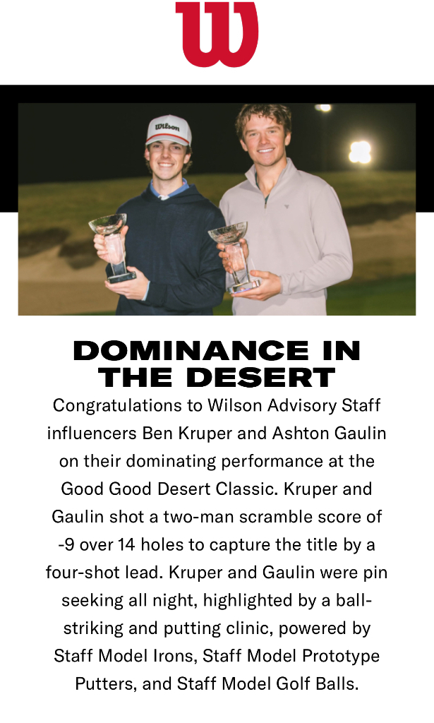 Wilson 2024 new staff blade/cb, dynapower forged, staff wedges, staff ...