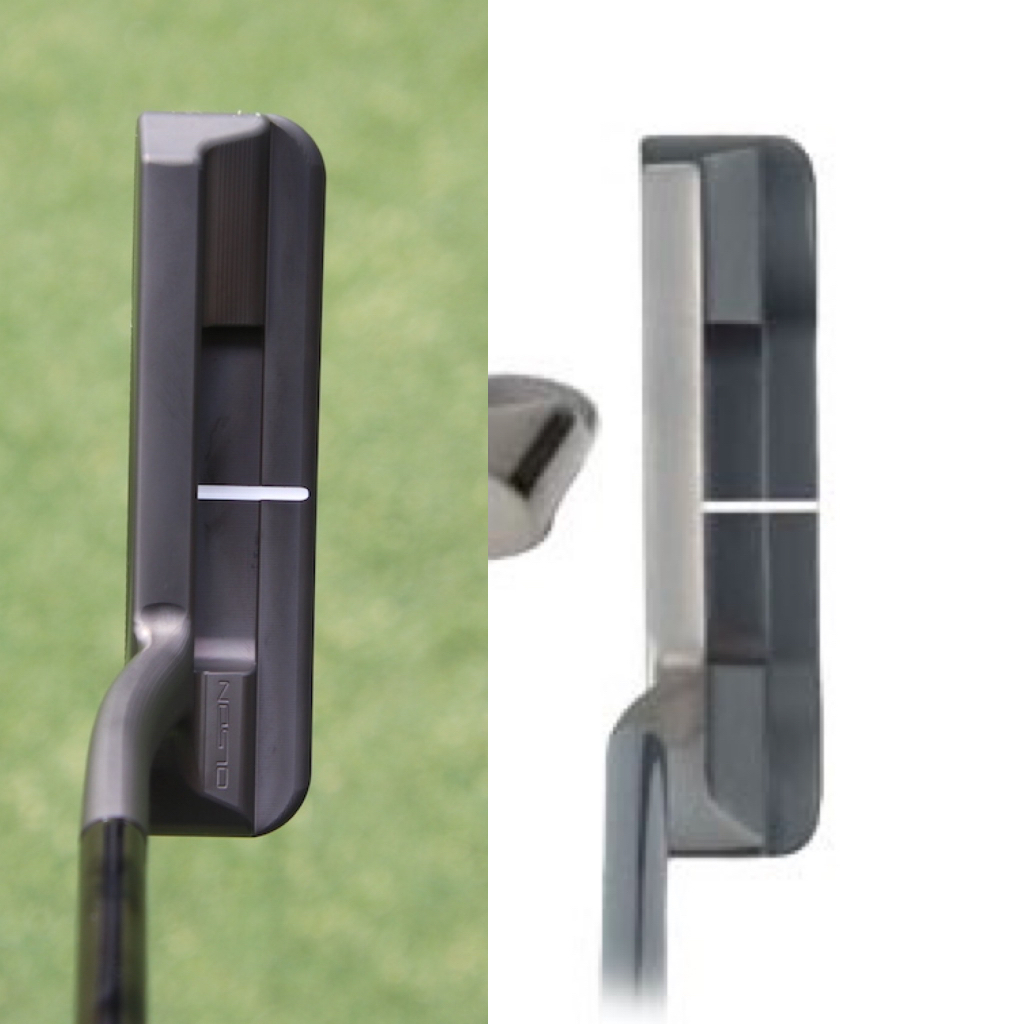Tommy Fleetwood testing a Logan Olson "C-Groove" custom putter (and ...