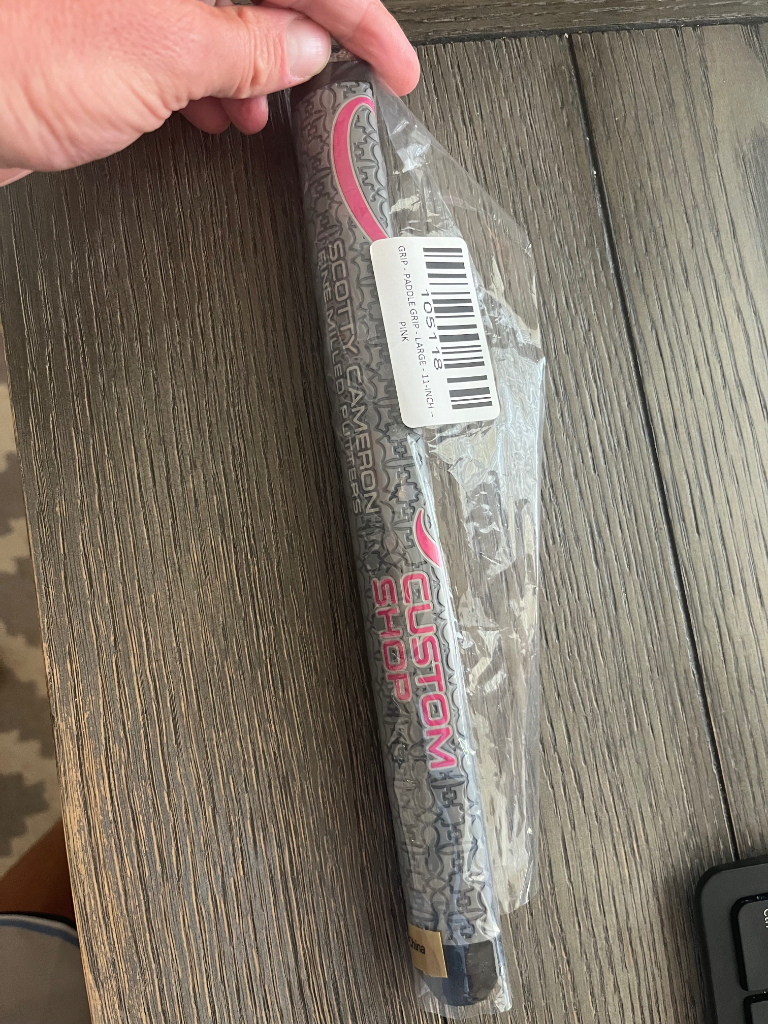 Scotty Cameron Custom Shop Grip - Large Paddle - Pink - For Sale ...