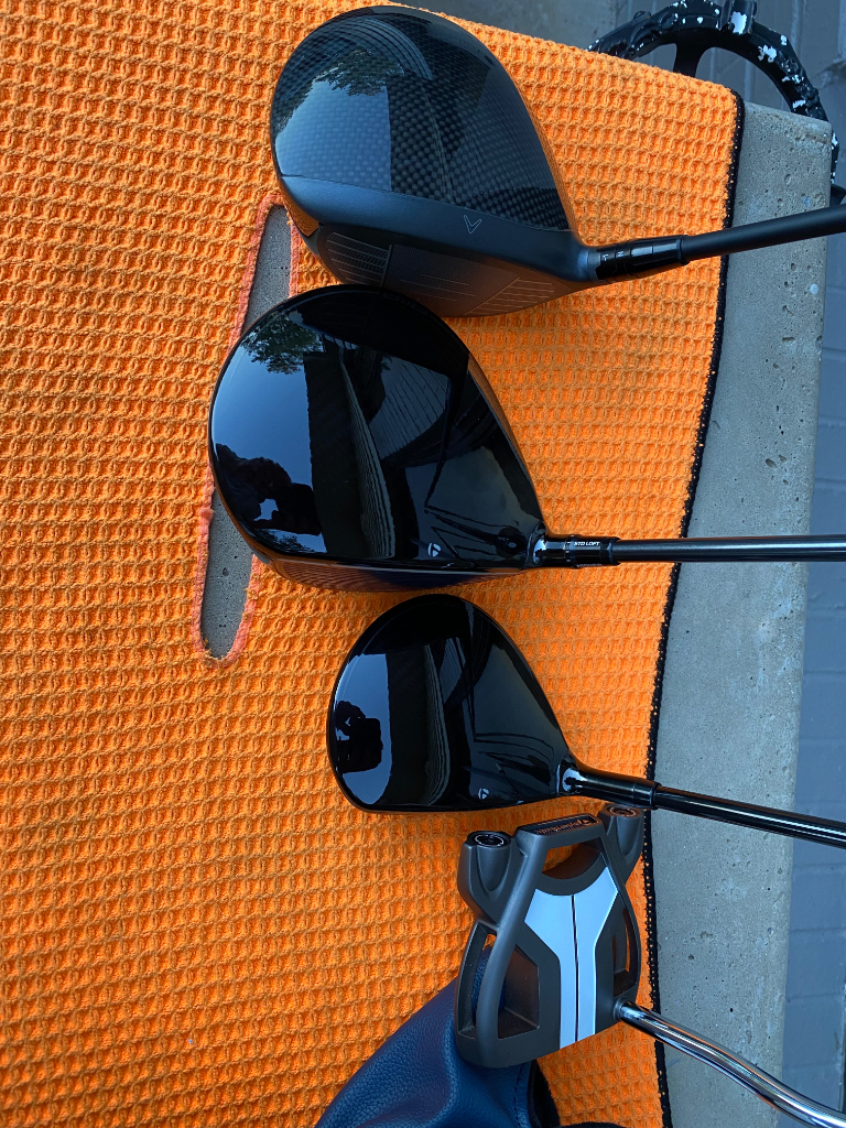 Qi10 Driver and 3HL, Paradym Smoke Max Driver, Taylormade Spider Tour ...