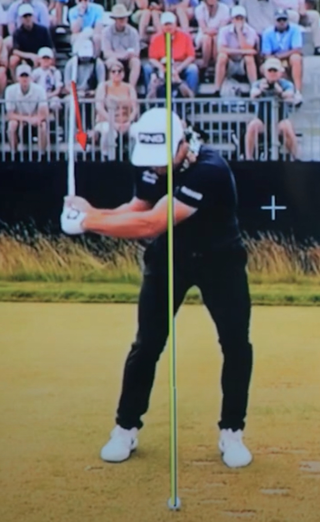Lead arm adduction angle increase in backswing. - Instruction & Academy ...