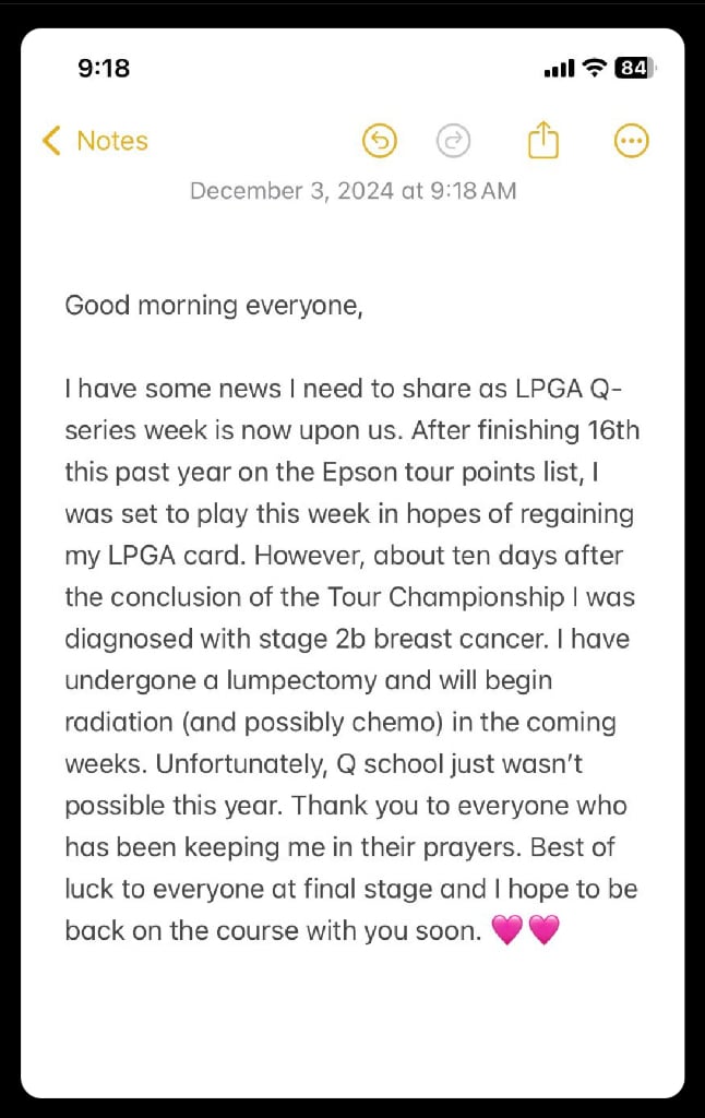 Q Series 2025 status - LPGA/Ladies golf talk - GolfWRX