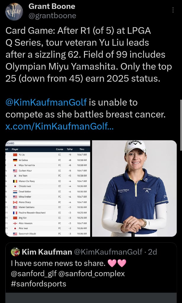 Q Series 2025 status - LPGA/Ladies golf talk - GolfWRX