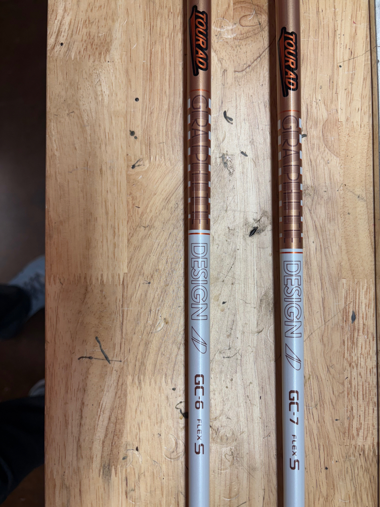 Graphite Design Tour AD GC6 & GC7 Stiff w/ Titleist SureFit adapters ...