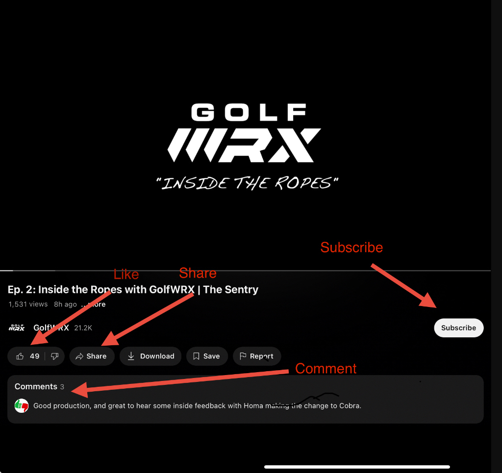 GOLFWRX - Tour Putters Spotted - Like, Comment, Subscribe on YouTube ...