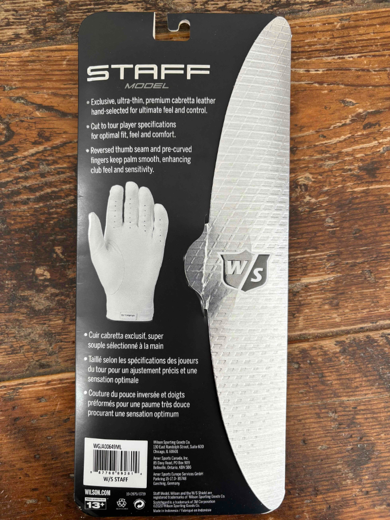 4 Wilson Staff Tour Gloves-Cadet ML - For Sale Archive-For Feedback ...