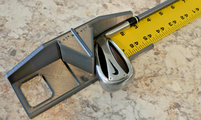 DIY Golf Club Ruler - USGA standard - The simplest method on a letter ...