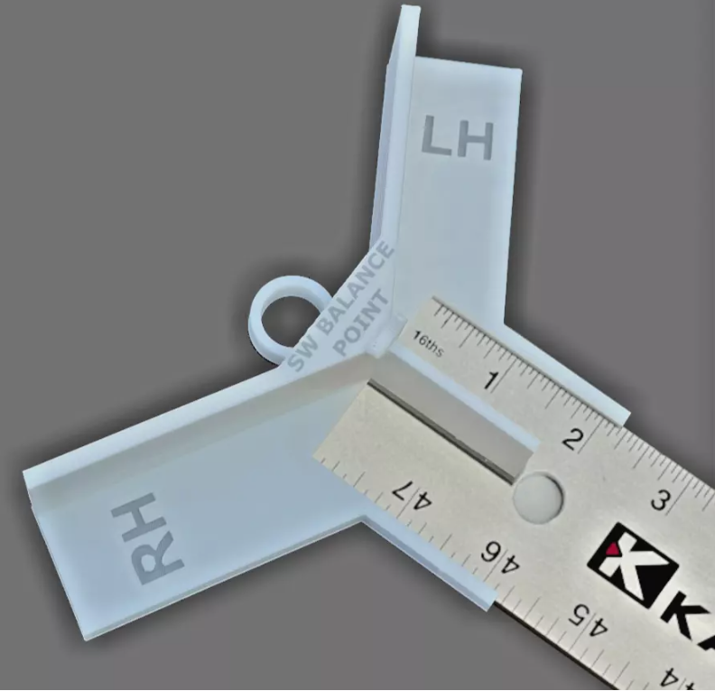 DIY Golf Club Ruler - USGA standard - The simplest method on a letter ...