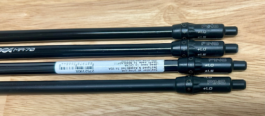 Golfworks shaft extractor, Ping icrossover 3i, Ping Driver and FW ...