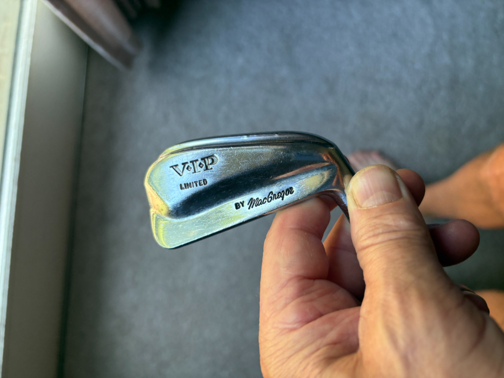 MacGregor VIP Limited irons - all original - Hickory, Persimmon and ...
