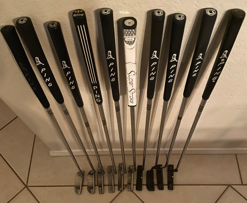 10 Classic Ping Putters! $50 for the first putter & $25 for each ...