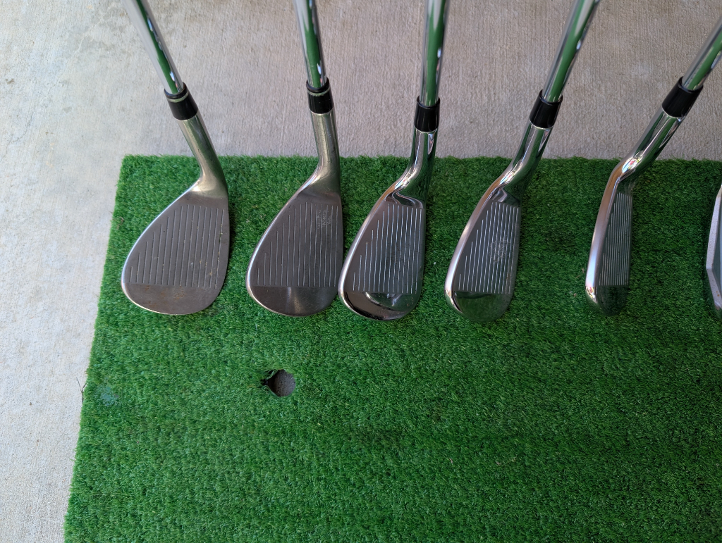 Wilson Staff D9 Forged iron set (5-GW) and Wilson Staff TW9 54, 60 ...