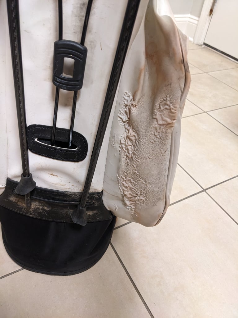 Vessel Sunday Bag destroyed by sunscreen - Golf Bags/Carts/Headcovers ...