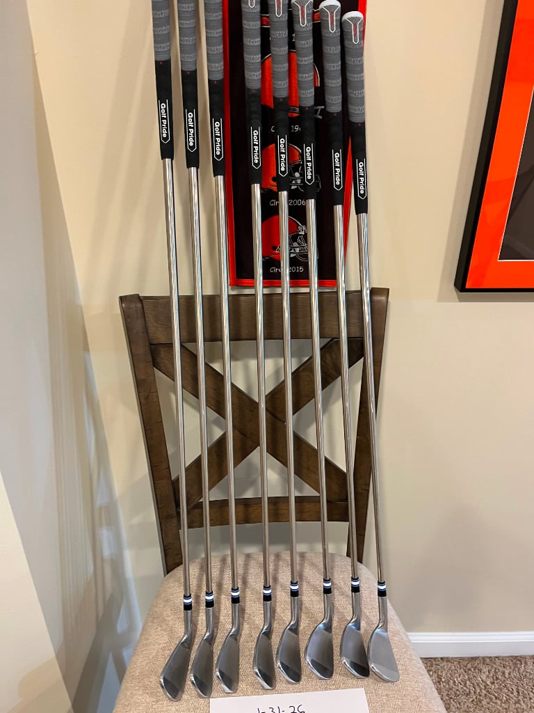 Adam’s XTD Forged Irons custom built with Black Gold shafts and BN ...