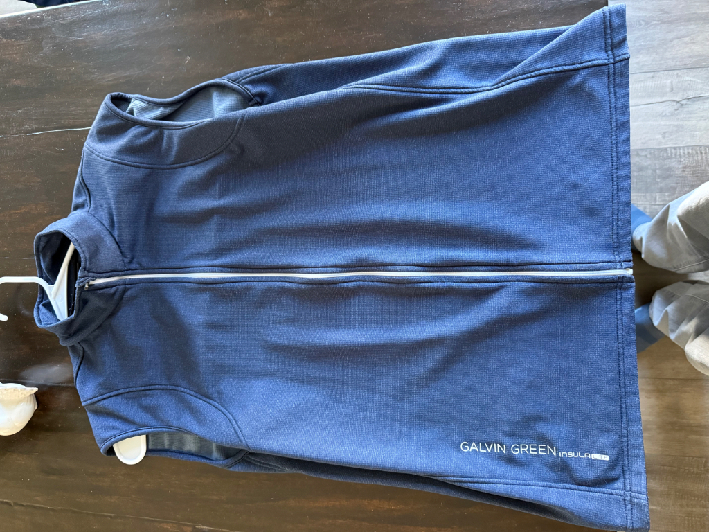 Cool weather clothing (1/4 zips and vests) Asher, Gavin Green ...