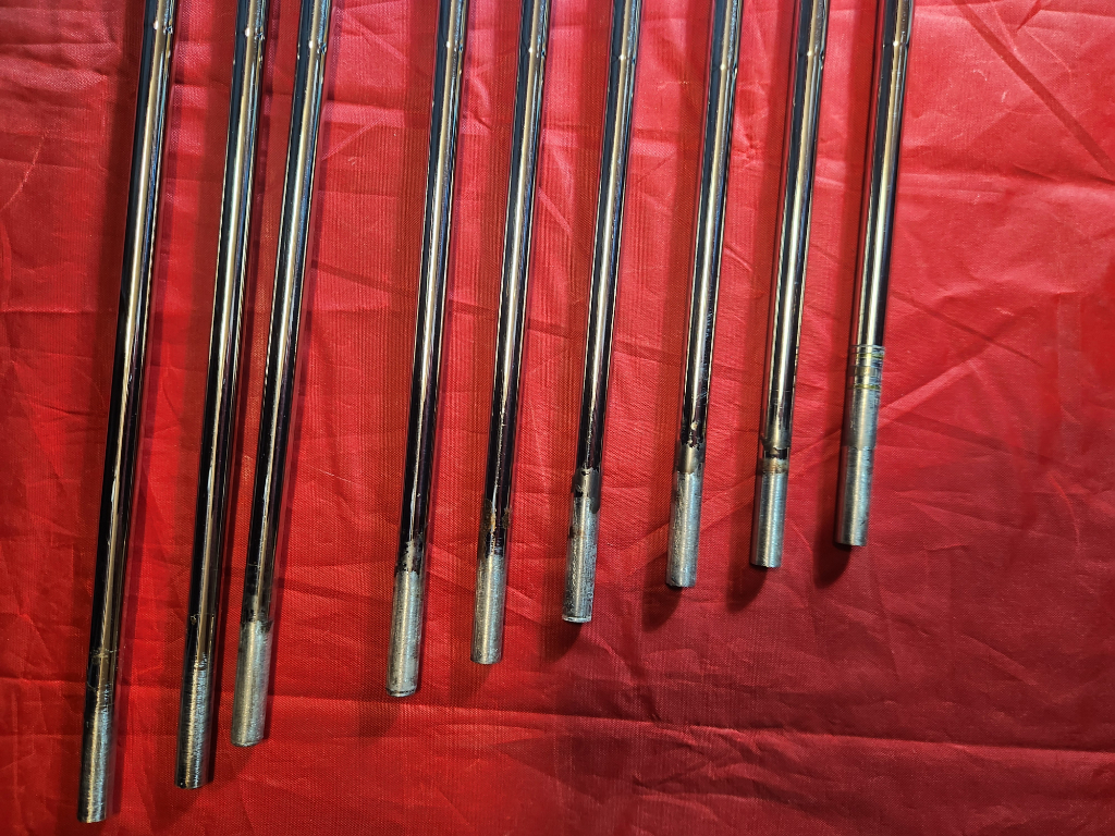 REDUCED to $115 Hogan Apex Plus 3-E Irons reg flex, AMT White X100 ...