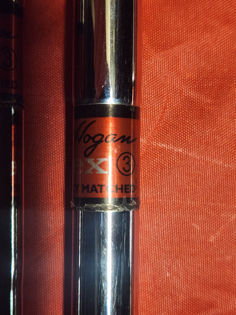 REDUCED to $115 Hogan Apex Plus 3-E Irons reg flex, AMT White X100 ...