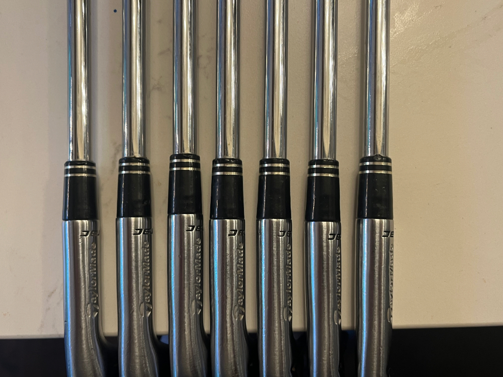 TaylorMade Rac MB Iron Set 4-PW and Matrix Ozik Program 130 Stiff Flex ...