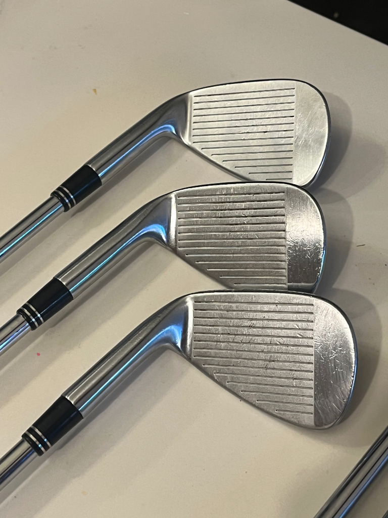 TaylorMade Rac MB Iron Set 4-PW and Matrix Ozik Program 130 Stiff Flex ...