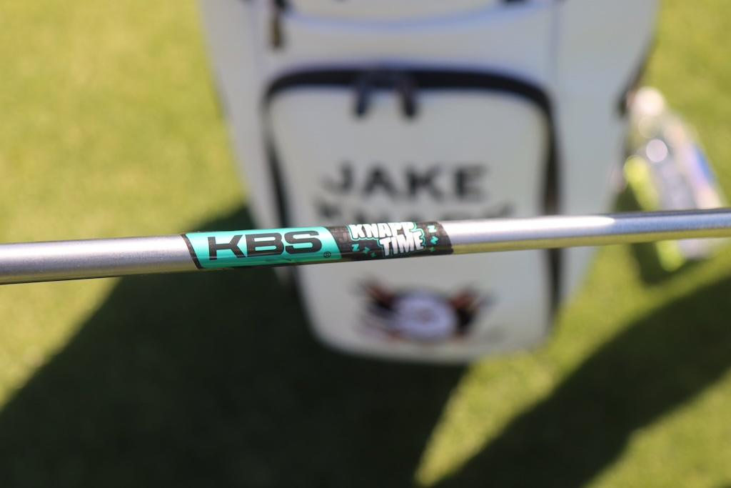 Jake Knapp's custom KBS Knapp Time shaft labels - 2026 Genesis ...