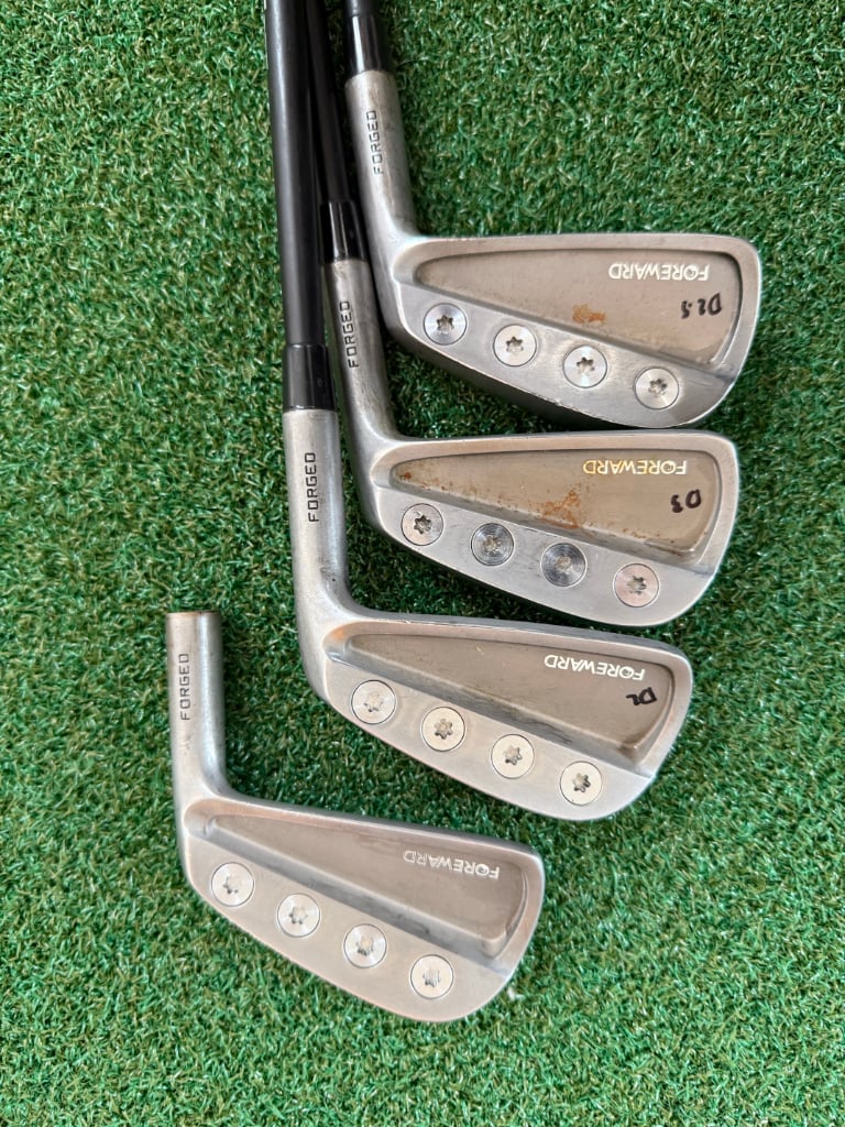 Foreward Irons & TCB Irons, also a Ping IDI & Kevin Burns 9310..... I ...